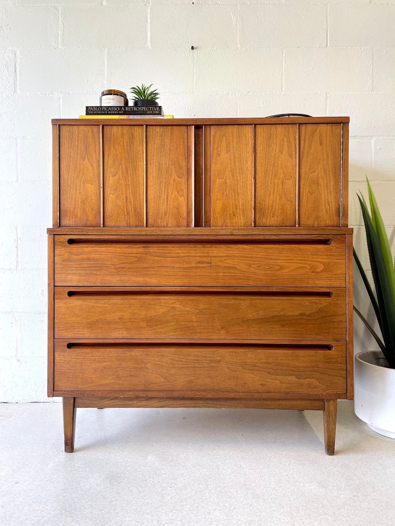 Mid Century Highboy Chest by American of Martinsville – Warehaus Orlando